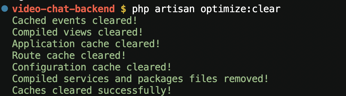 Laravel Command php artisan optimize Laravel Command php artisan optimize